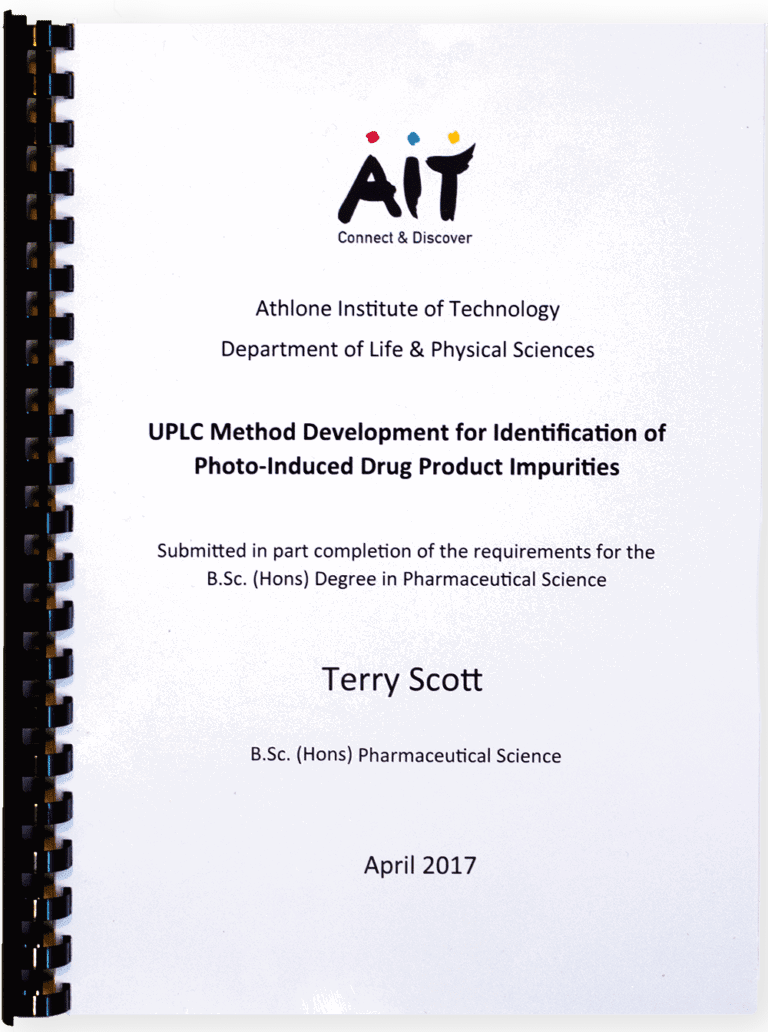 Thesis Printing And Binding | Athlone Printing